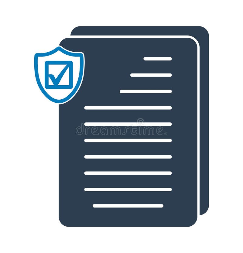 Insurance Icon. Flat Style Vector Stock Vector - Illustration of ...