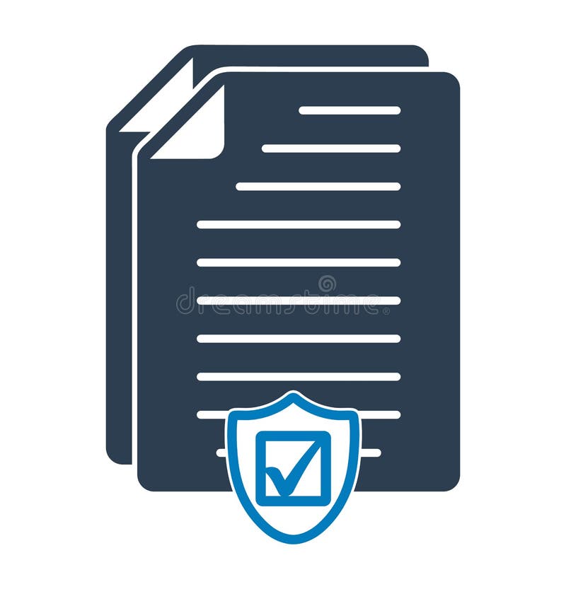 Insurance Icon. Flat Style Vector. Stock Vector - Illustration of hand ...