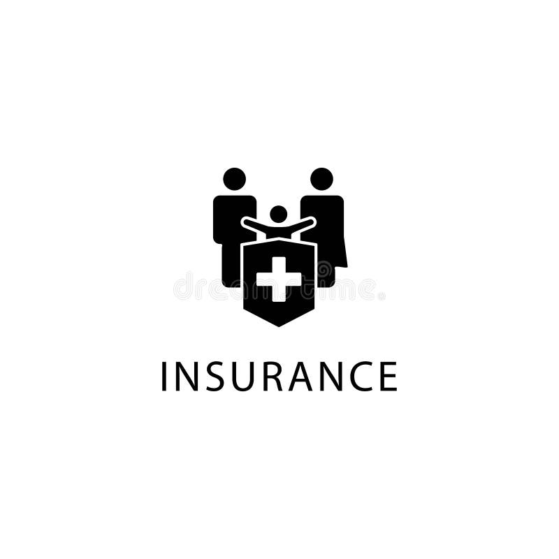 Insurance Icon, Symbol Design Template Stock Vector - Illustration of ...