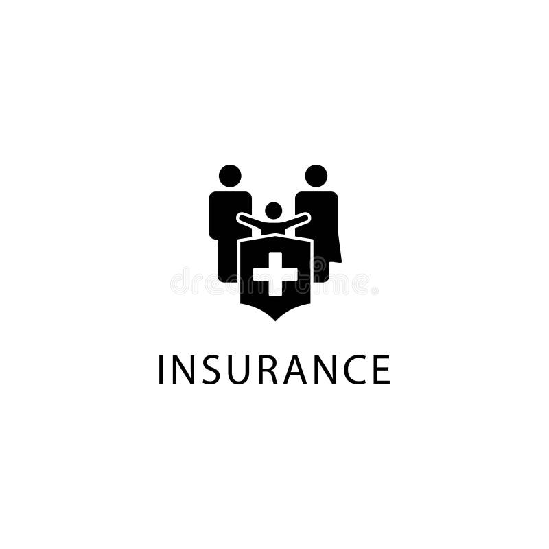 Insurance Icon, Symbol Design Template Stock Vector - Illustration of ...