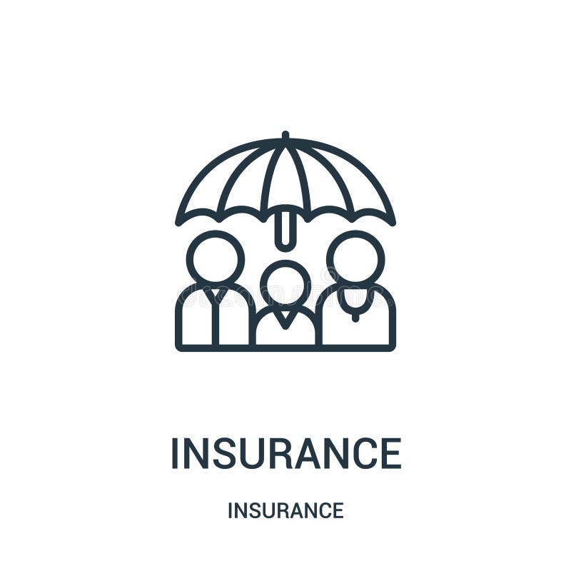 Insurance Icon Vector from Insurance Collection. Thin Line Insurance ...