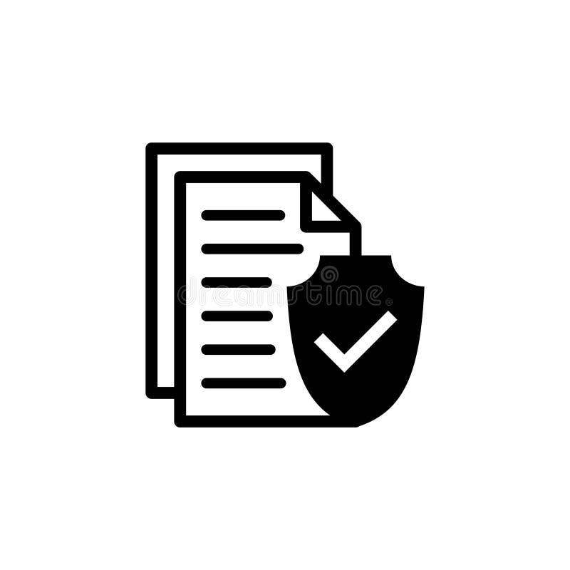 Insurance Icon . Insurance Symbol Vector Stock Illustration ...