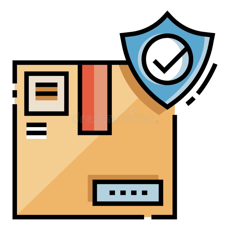 Insurance LineColor Illustration Stock Vector - Illustration of package ...