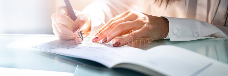 Insurance Paycheck. Payroll Check Stock Image - Image of compensation ...