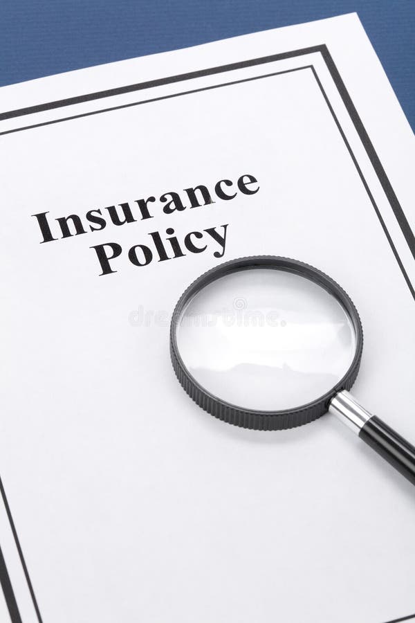 Insurance Policy stock image. Image of insurance, business - 6766197