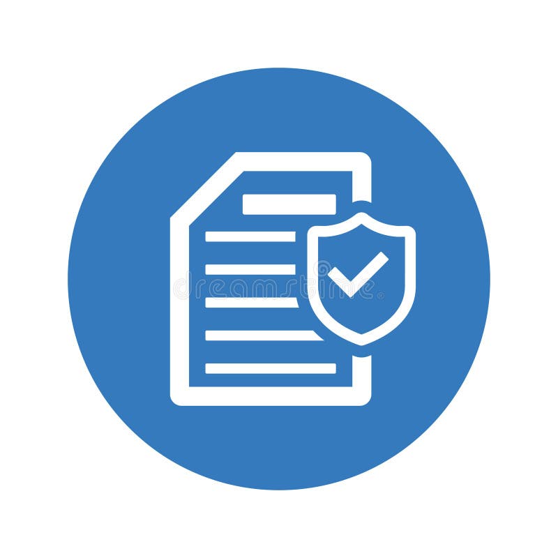 Insurance Policy icon stock illustration. Illustration of design ...