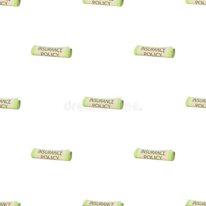 Insurance Policy Pattern Seamless Vector Stock Vector - Illustration of ...