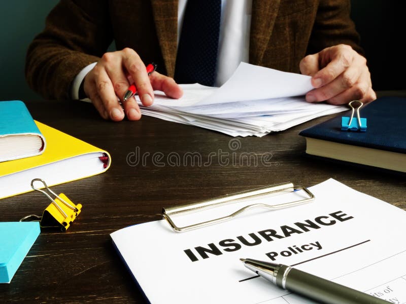 Indemnity Insurance Policy. Stock Image - Image of indemnity, plan ...