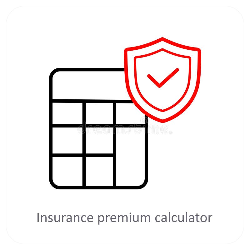 Insurance Premium Calculator Stock Vector - Illustration of package ...