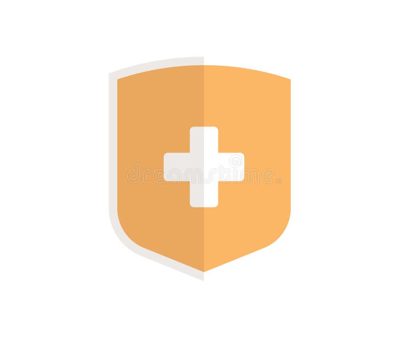 Insurance Protection and Security Shield Symbol. Stock Vector ...