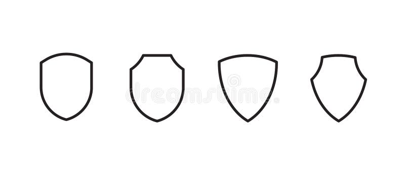 Insurance Protection and Security Shield Symbol. Stock Vector ...