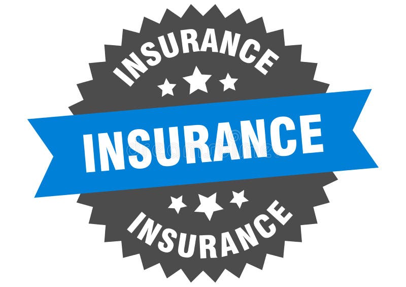 Insurance Sticker. Insurance Square Sign Stock Vector - Illustration of ...