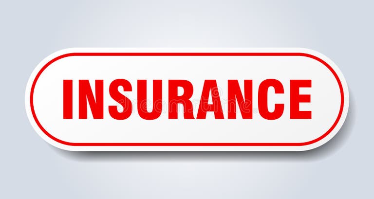 Insurance sticker. stock vector. Illustration of insurance - 197152032