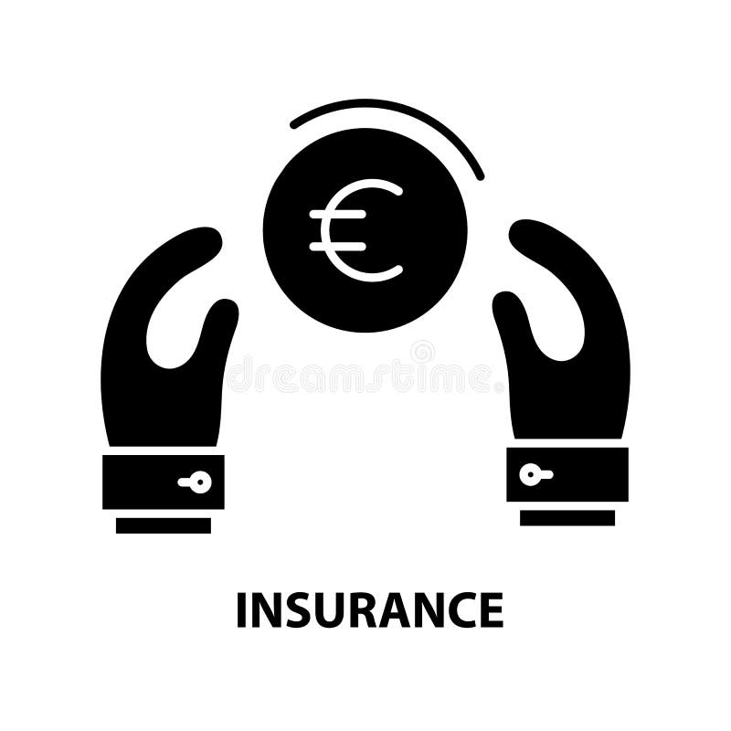 Health Insurance Icon, Black Vector Sign with Editable Strokes, Concept ...