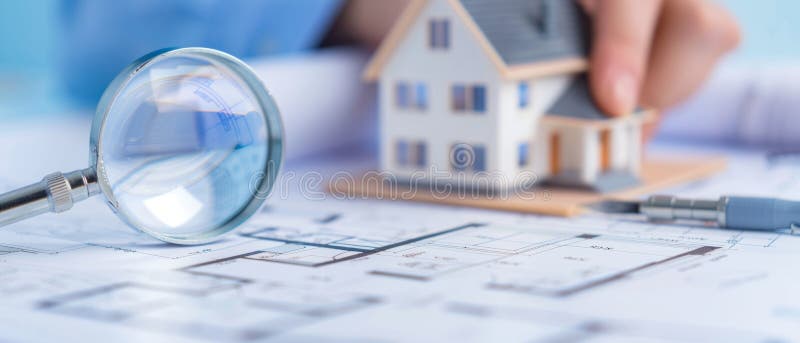Insurance Underwriter Meticulously Assesses Property Blueprint for Risk ...
