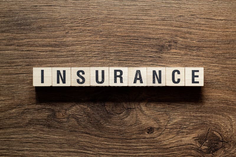 Insurance - Word Concept on Building Blocks, Text Stock Photo - Image ...