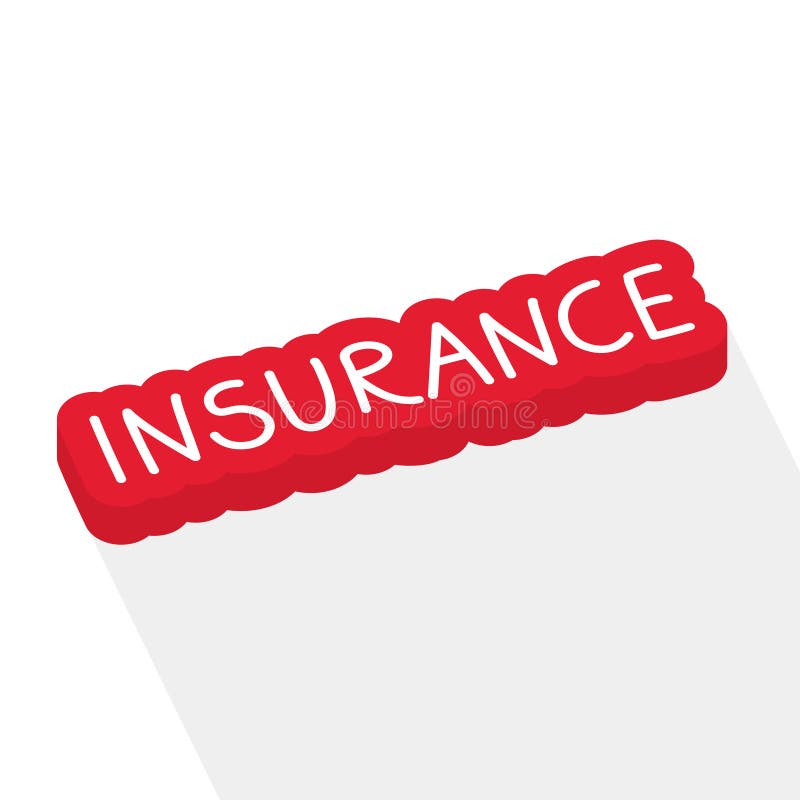 Insurance word concept stock vector. Illustration of design - 194059323