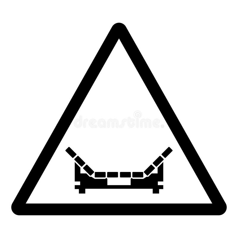 Insure Impact Cradle is Properly Set Symbol Sign ,Vector Illustration ...