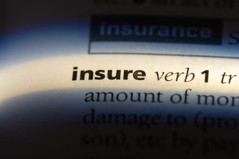 Insure stock image. Image of page, english, book, macro - 126531775