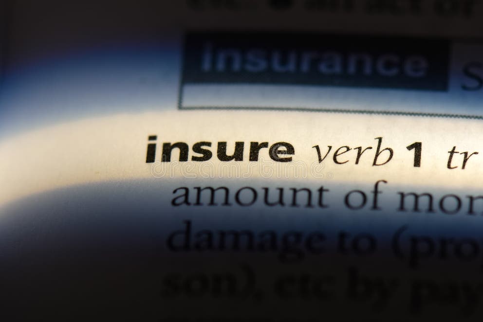 Insure stock image. Image of page, english, book, macro - 126531775