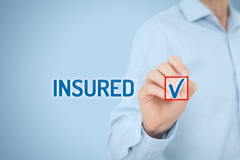 Insured stock photo. Image of check, secure, checkbox - 72440536