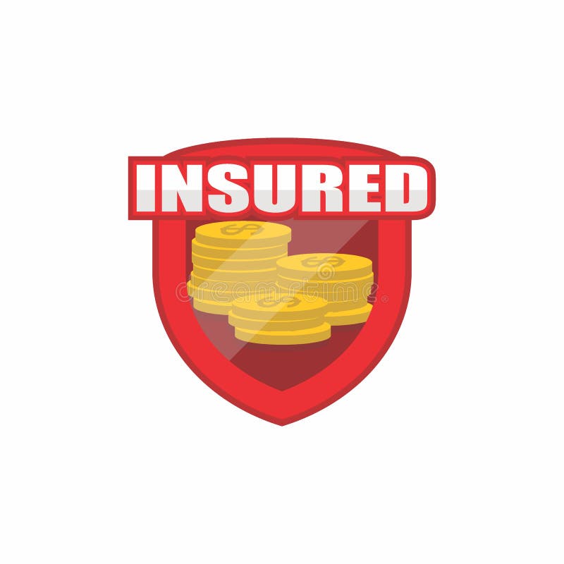 Insured Logo for Insurance stock vector. Illustration of accident ...