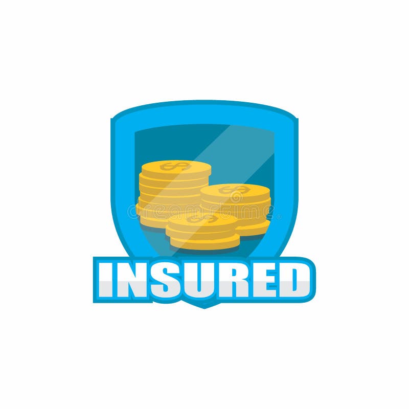 Insured Logo for Insurance stock vector. Illustration of home - 102726781