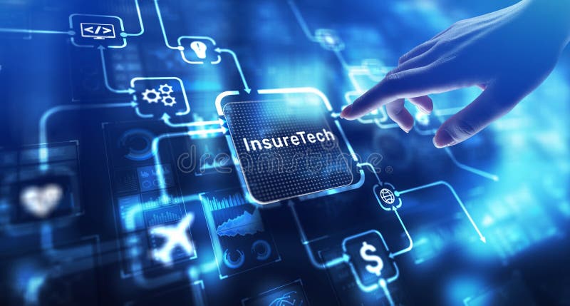 InsureTech Innovating Insurance Services with Digital Technology Stock ...
