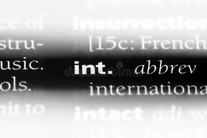 Int. stock photo. Image of printed, english, macro, text - 126531804