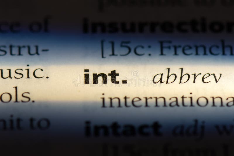 Int. stock photo. Image of paper, word, idea, definition - 126531810