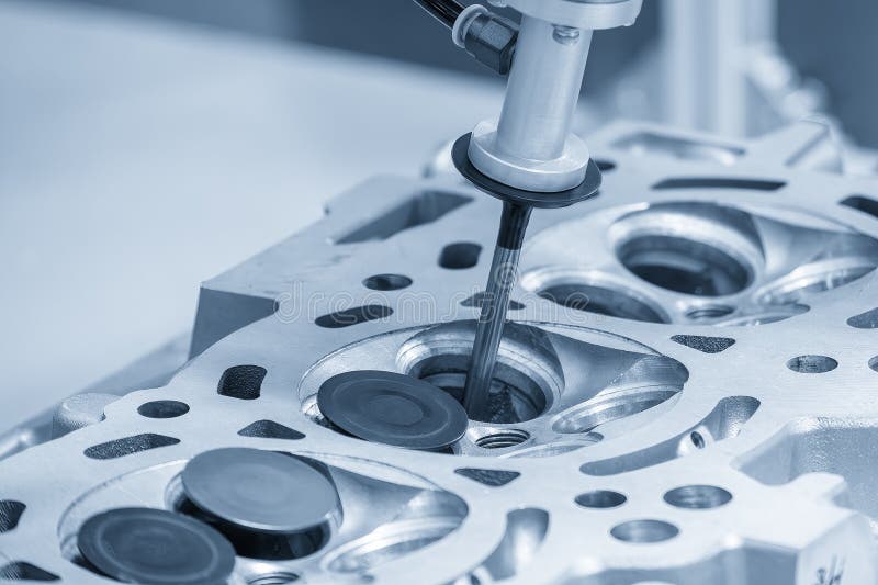 The Intake and Exhaust Vale Assembly Process by Robotic System in the ...