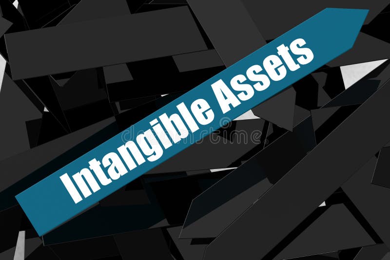Intangible assets types stock illustration. Illustration of mindmap ...