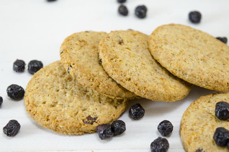 Integral Cookies with Aronia Stock Image - Image of berries, freshness ...