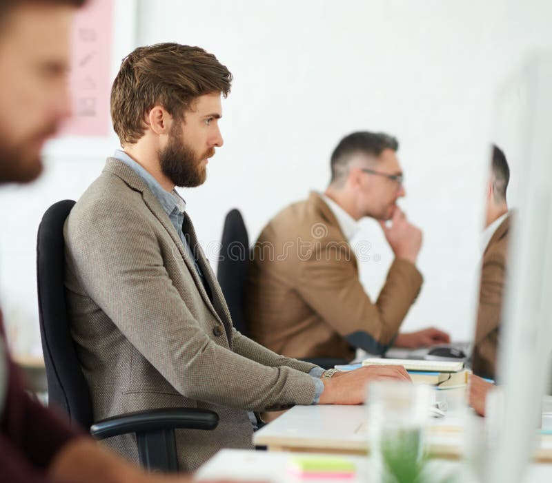 Integral Part of the Team. Low Angle Shot of a Creative Professional ...