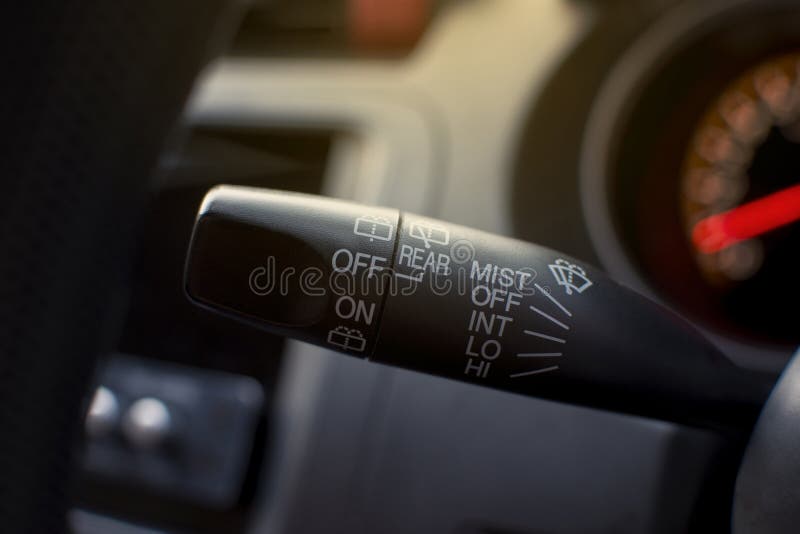 Integrated Car Switch Toggle. Stock Image - Image of black, automotive ...