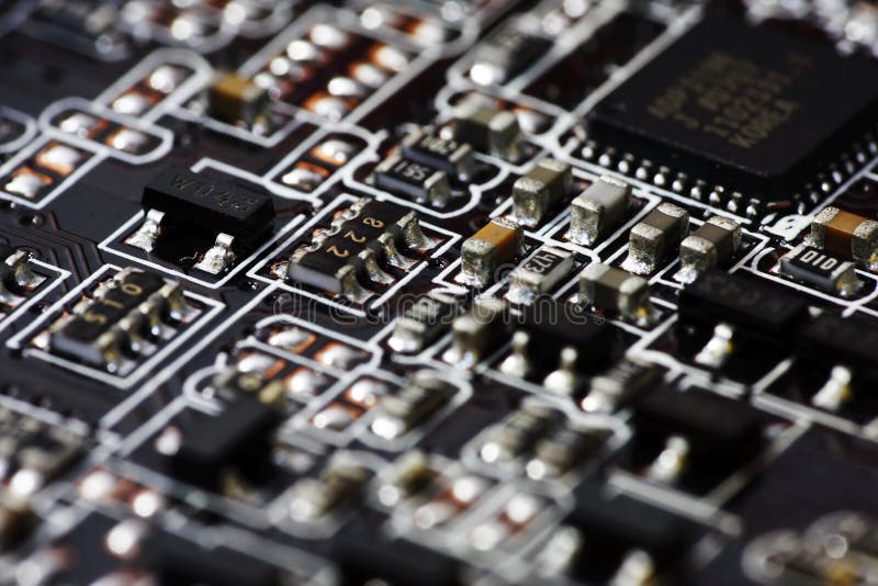 Motherboard stock photo. Image of board, high, tech, data - 1403932