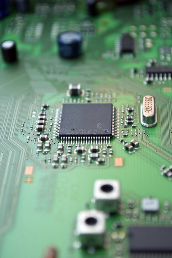 Integrated circuit board stock photo. Image of connection - 36520184