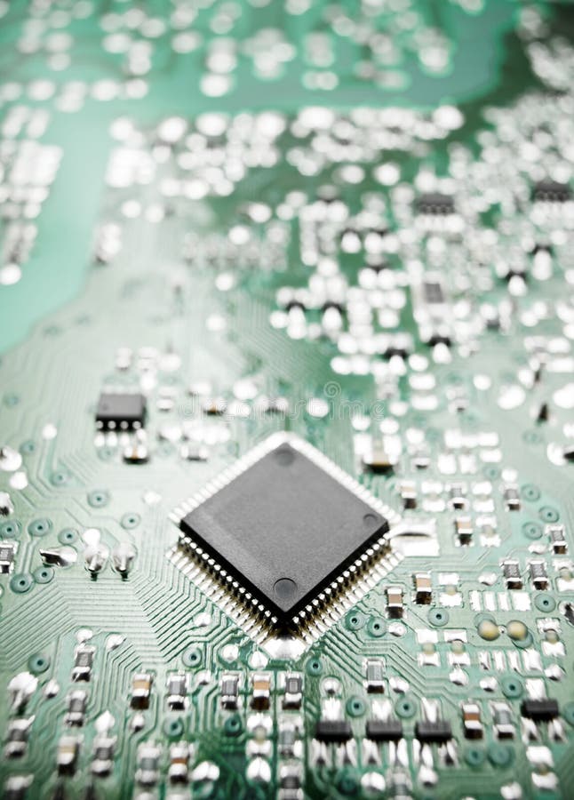 Integrated circuit view stock photo. Image of closeup - 150487014