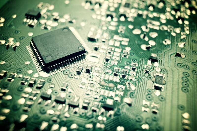 Integrated circuit stock image. Image of data, closeup - 11007577