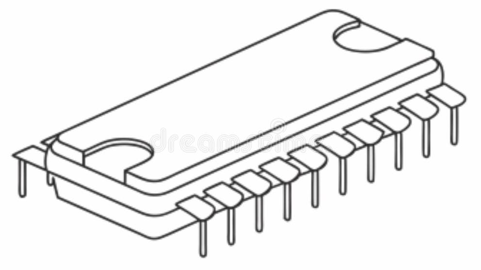Integrated Circuit Chip, Electronic Component, Computer Hardware, Tech ...