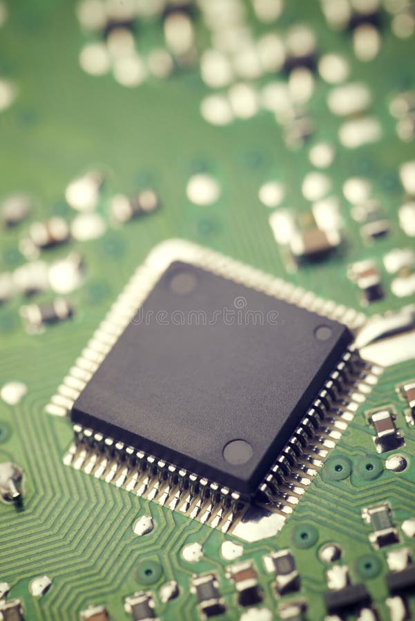 Integrated Circuit stock photo. Image of integrated, macro - 53836964