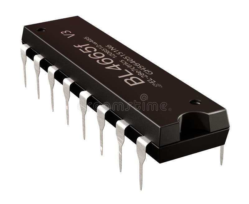 Integrated Circuit or Micro Chip 16 Order Pin 2 Sections Circuit Design ... Integrated Circuit or Micro Chip 16 Order Pin 2 Sections Circuit Design ...