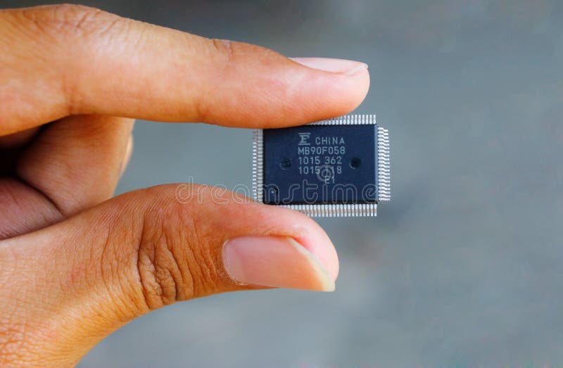 Integrated Circuit stock photo. Image of plate, integrated - 69152226