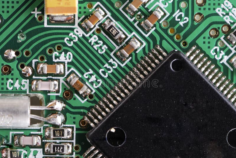 Integrated Circuit Technology Stock Image - Image of digital, computer ...