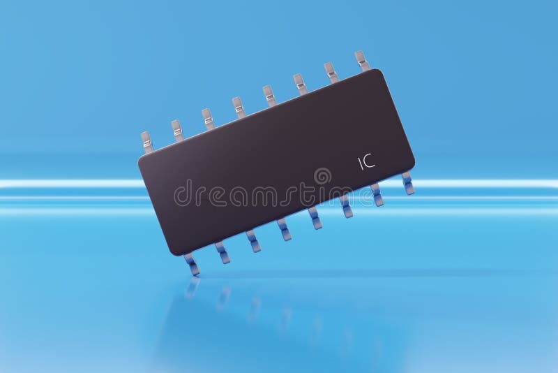 Integrated Circuit Microchip CPU Ai Smart Chip Logo Design Template for ...