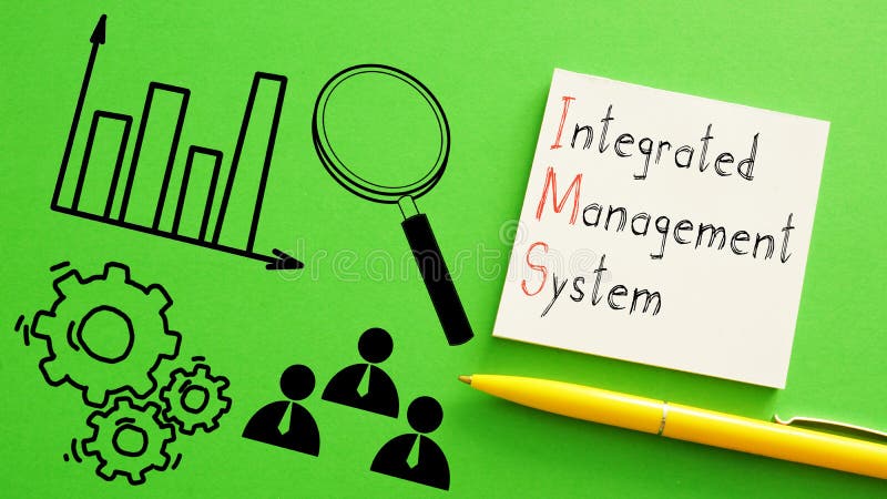 Integrated Management System IMS is Shown Using the Text Stock Photo ...