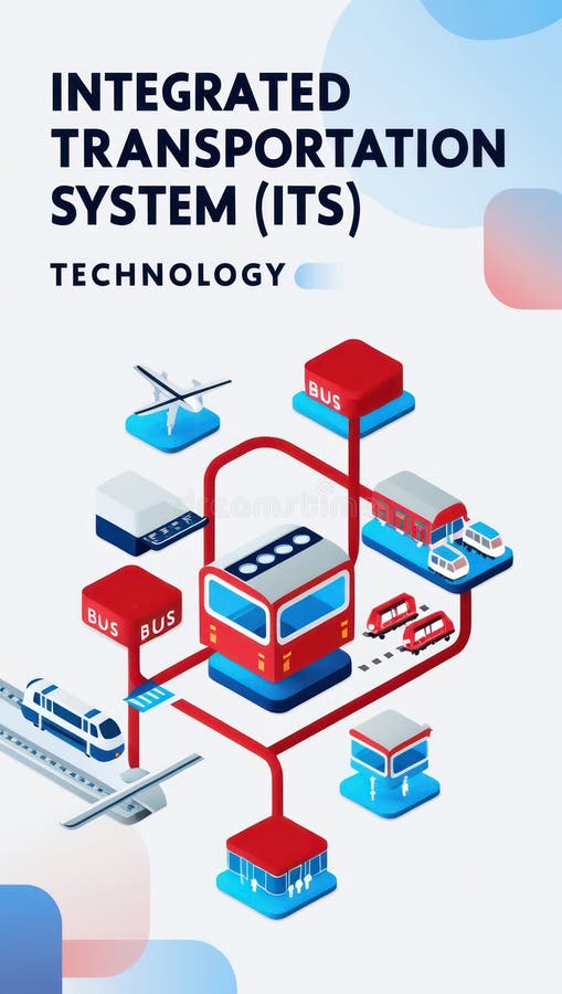 Integrated Transportation System Overview Stock Illustration ...