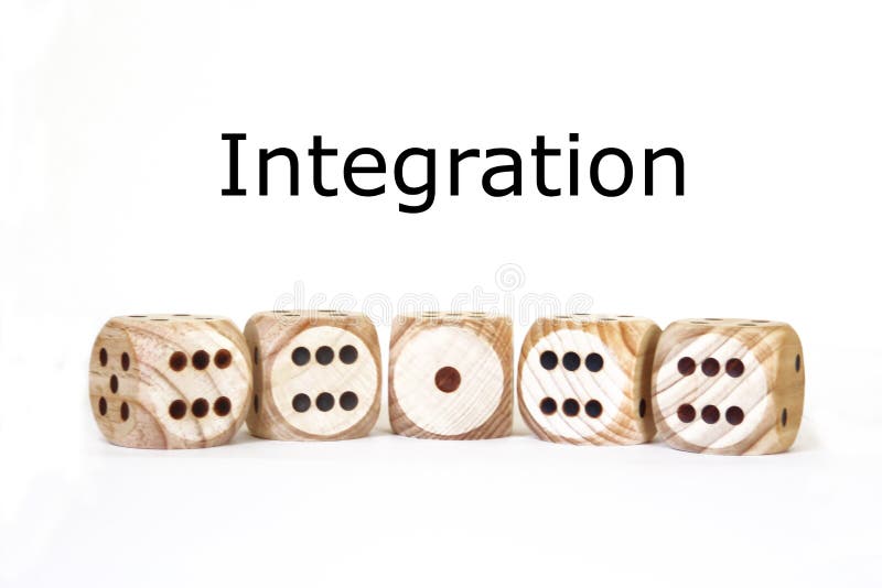 Integratie, symbool, tekst stock foto. Image of negatief - 93085570