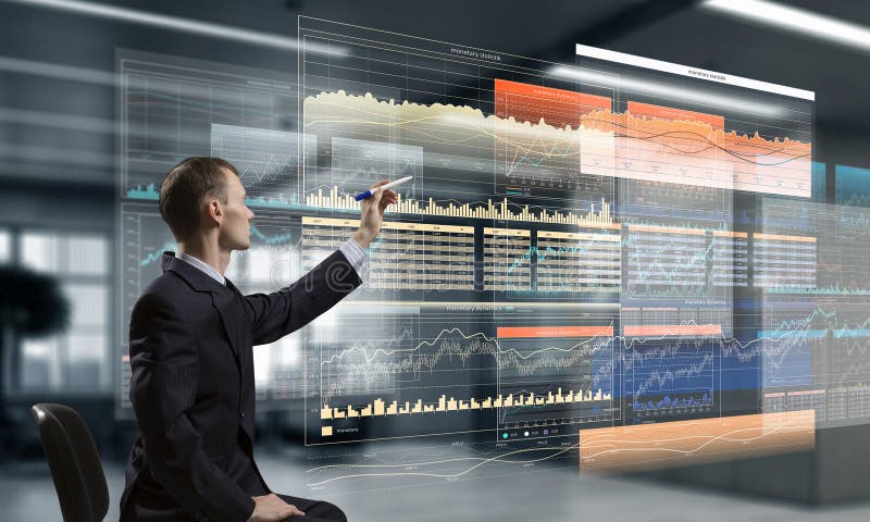 Integrating New Technologies Stock Image - Image of draw, invest: 92584873