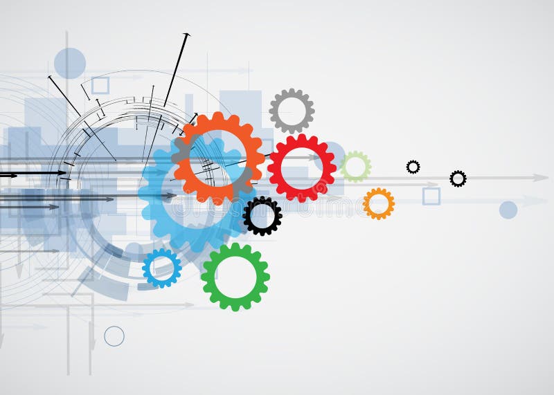 Integration and Innovation Technology Stock Vector - Illustration of ...